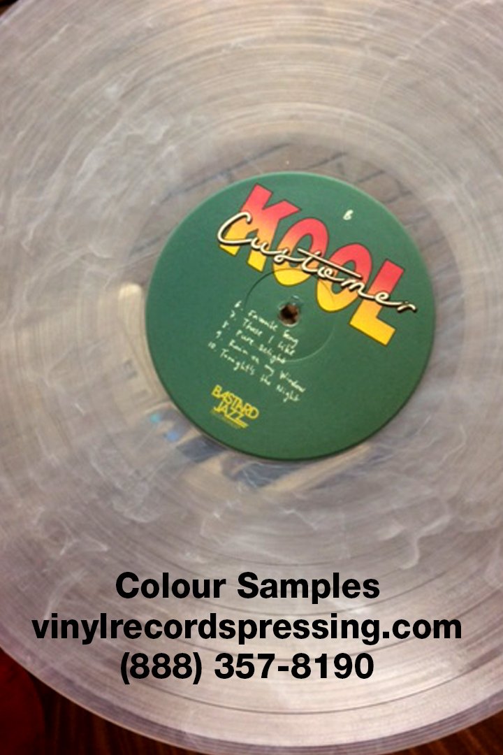 Custom Colour Records Samples - Toronto Record Pressing Vinyl